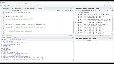 Merging Datasets Youtube