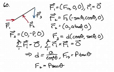 If D 1 M And θ 30 ∘ Determine The Normal Reaction At The Smooth Supports And The Required