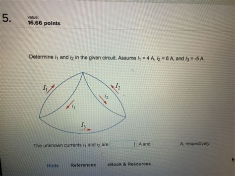 solved determine i 1 and i 2 in the given circuit assume