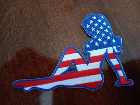 Vintage All American Mudflap Girl Patch Etsy