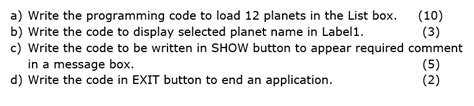 Solved Q2analyze Answer Designed Below A Gui In Vbnet 12