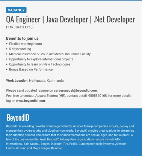 Sashi Shrestha On Linkedin Hiring Qaengineer Java Dotnet Develop