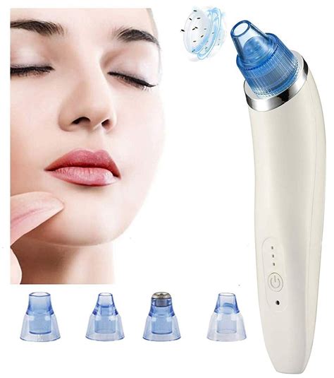 Plastic White And Blue Derma Suction Blackhead Remover For Personal