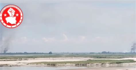 မတ္တရာအနောက်ခြမ်းကို စစ်ကောင်စီတပ် မီးရှို့၍ ဒေသခံ ၂၀၀ ကျော် ထွက်ပြေး Bur Mizzima Com