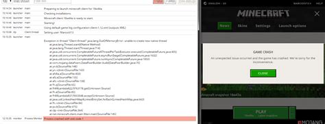 Minecraft Crash Java Edition Support Support Minecraft Forum