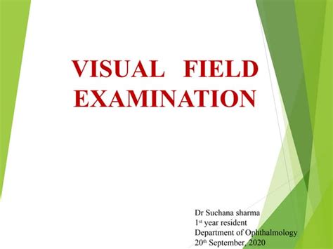 Visual Field Defects Pptx