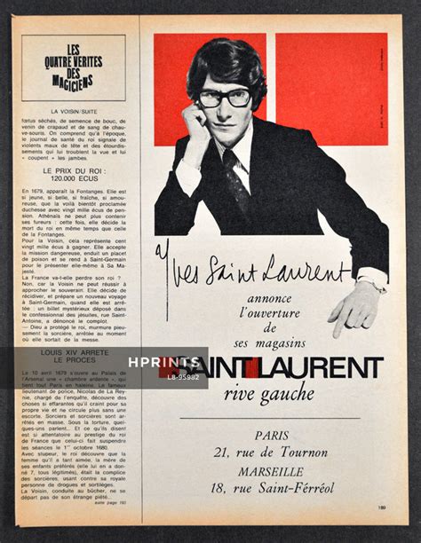Yves Saint Laurent 1966 Rive Gauche Photo Meerson — Perfumes
