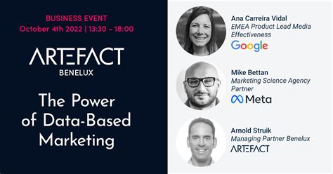 Artefact On Linkedin [artefact Benelux Business Event] On The 4th Of October Our Artefact…