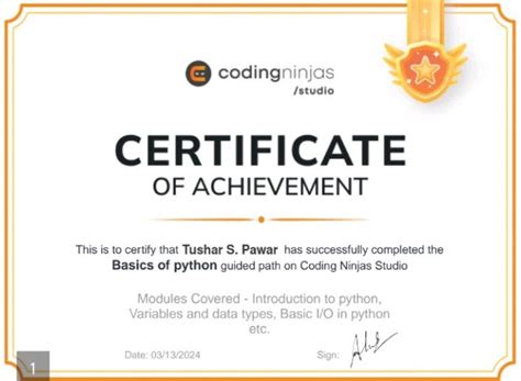Tushar Pawar On Linkedin Codingninja Pccoe Python