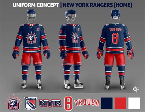 Nhl Uniform Concepts — New York Rangers On Behance