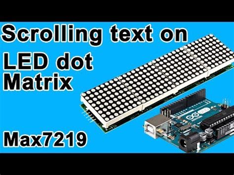 Arduino By Manmohan Pal Arduino Text Scrolling Display MAX Dot Matrix In Xcluma