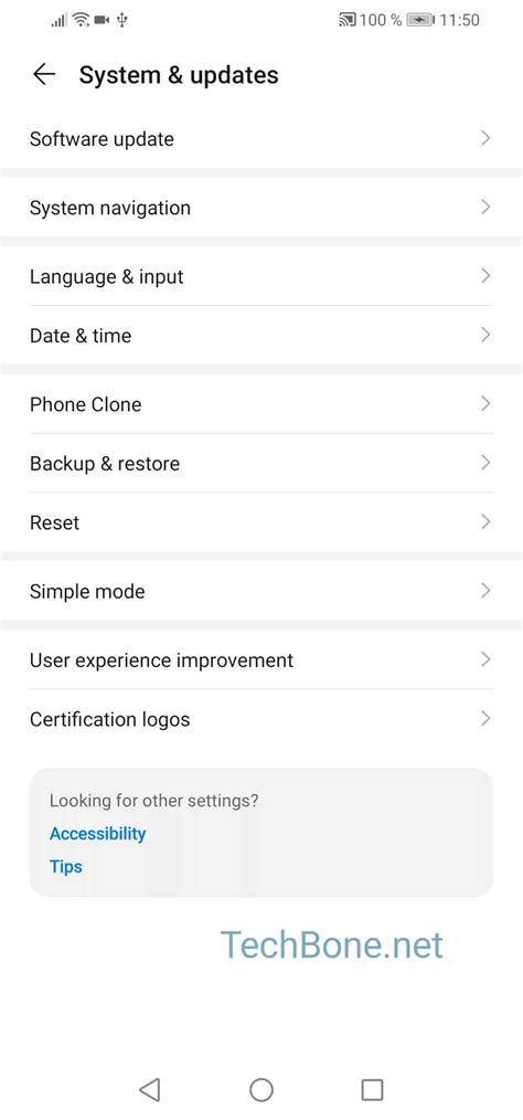 Reset Network Settings Huawei Manual Techbone