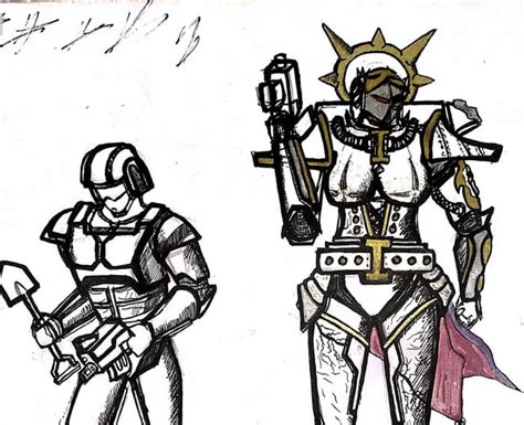 Sororita Y Guardia Chikitin R Warhammer40kesp