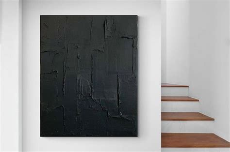 Art Abstrait Sur Toile Noire Art Abstrait Sur Toile Noire Ensemble D