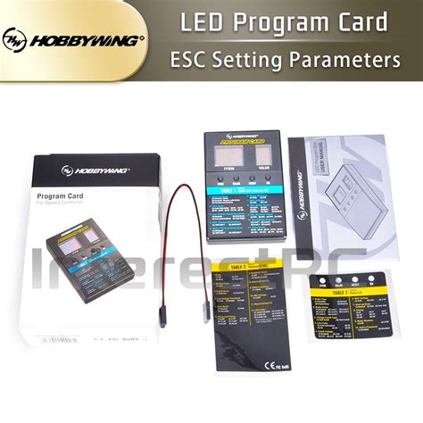 RC Car Parts Hobbywing LED PC2C Version2 0 ESC Electronic Speed Controller Programer Program Box