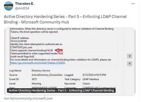 Active Directory Hardening Erzwingen Der Ldap Kanalbindungborns It Und Windows Blog