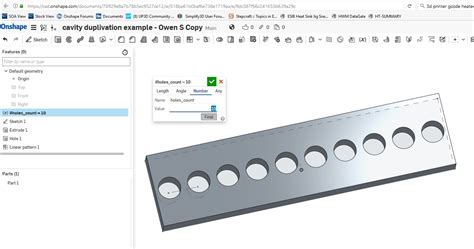 Is Pattern Multiplication Using A Variable Implemented — Onshape