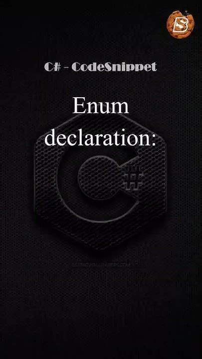 C Enum Declaration Youtube