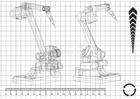 3d Model Of A Welding Robot Stock Vector Illustration Of Electric Help 112355232