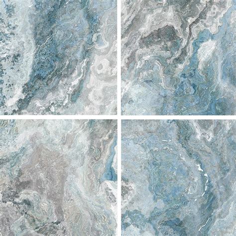 Cloud Aqua 6 X 6 Porcelain Tile Estclouaqua6 Waterline Tile