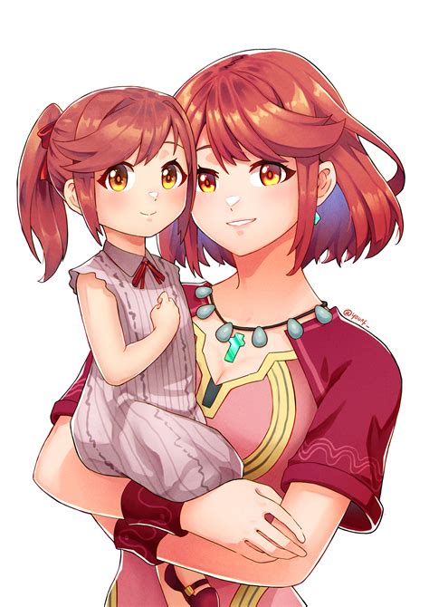Pyra And Glimmer Xenoblade Chronicles And 2 More Drawn By You Nf
