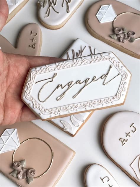 Engagement Party Cookies Etsy