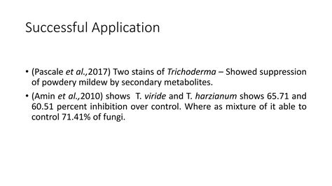 Mass Multiplication Of A Biofertilizer Trichoderma Viride Pptx