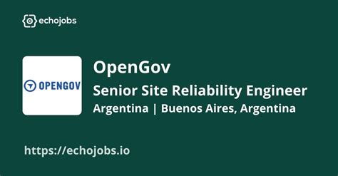 Opengov Is Hiring Sr Site Reliability Engineer Argentina