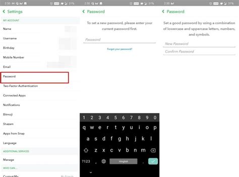 How To Change Snapchat Password Detailed Guide