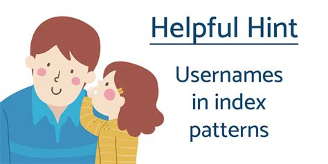 Helpful Hint Username Substitution In Index Patterns