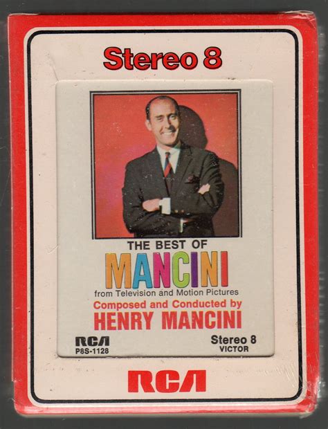 Henry Mancini The Best Of Mancini Sealed Rca A46 8 Track Tape