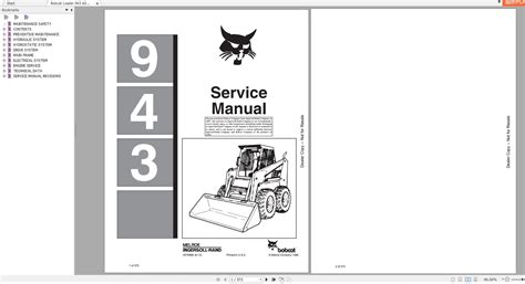 Bobcat Loader 943 Service Manual 6570008
