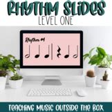 Whole Half Eighth And Quarter Notes Beats Rhythm Slides Level 1