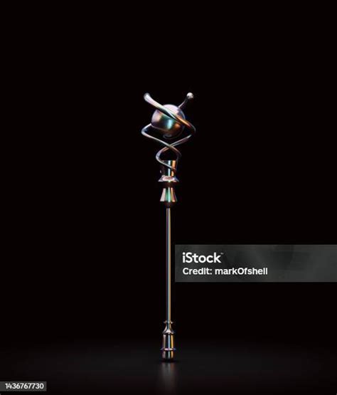 금속 마법사 스틱 마녀 막대 판타지 게임 마술 지팡이 마술사 동화 직원 3d 렌더링 고대 그리스에 대한 스톡 사진 및 기타 이미지 고대 그리스 고대 그리스 양식 고대