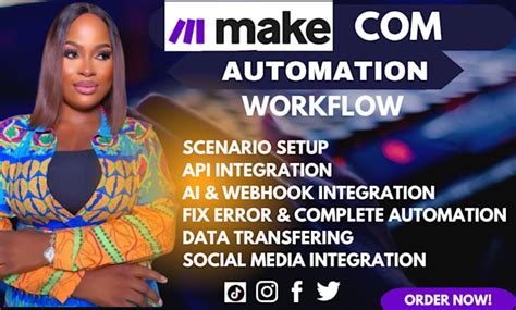 Automate Your Workflows With Make Com Integration Automation By