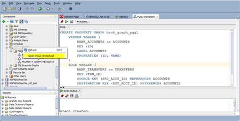 Property Graphs In Sql Developer Release 231