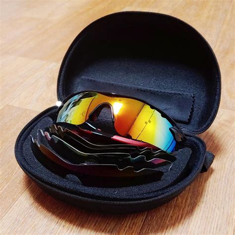 렌즈5종 교체형 편광 스포츠 고글 선글라스 세트 아시안핏 헬로마켓