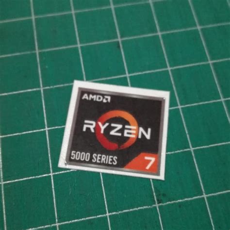 Jual Stiker AMD Ryzen 7 5000 Series Shopee Indonesia