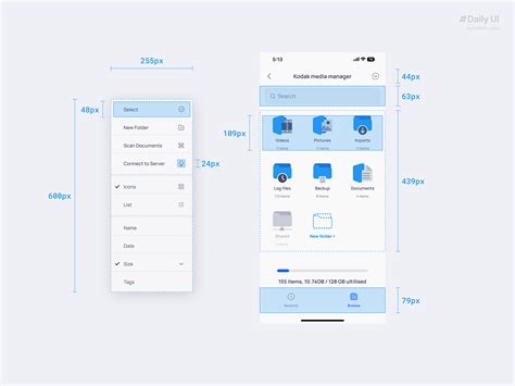 Dropdown Element Dailyui On Behance