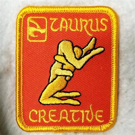 Vintage Taurus Astrology Sign Sex Position Embroidered Iron On Etsy
