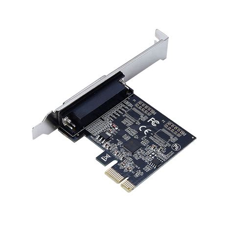 Asix Chipset Port Parallel PCIe Controller Adapter PCI Express DB LPT Printer Card