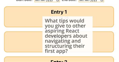 Reflecting On My First React App React Jobs