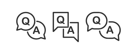 Question And Answer Qa Sign And 3d Character Is Symbol