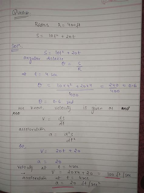 Solved A Particle Moves Counterclockwise In A Circular Path Of 400 Ft