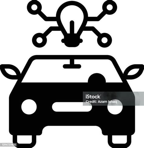 자율 주행 자동차 Lidar 개념 오토 파일럿 Gps 레이더 및 센서 벡터 아이콘 디자인 자율 주행 차량 기호 로보 자동차 표지판 자동 주행 시스템 스톡 일러스트 감지기에