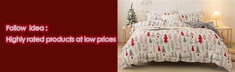 Minoki Christmas Duvet Cover Set Luxury Super Soft
