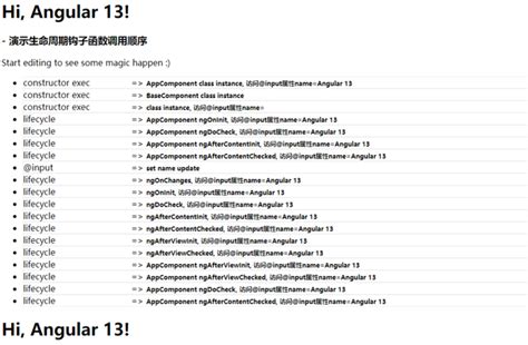 Angular Life Cycle Practice