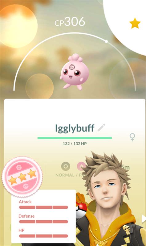 Perfect Igglybuff Keep As A Trophy Or Evolve Rpokemongo