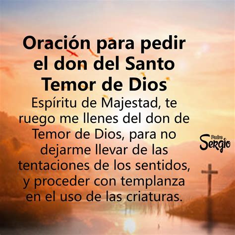 Don Del Temor Del Señor