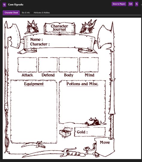 Heroquest Sheet Does Not Display Properly · Issue 10537 · Roll20roll20 Character Sheets · Github